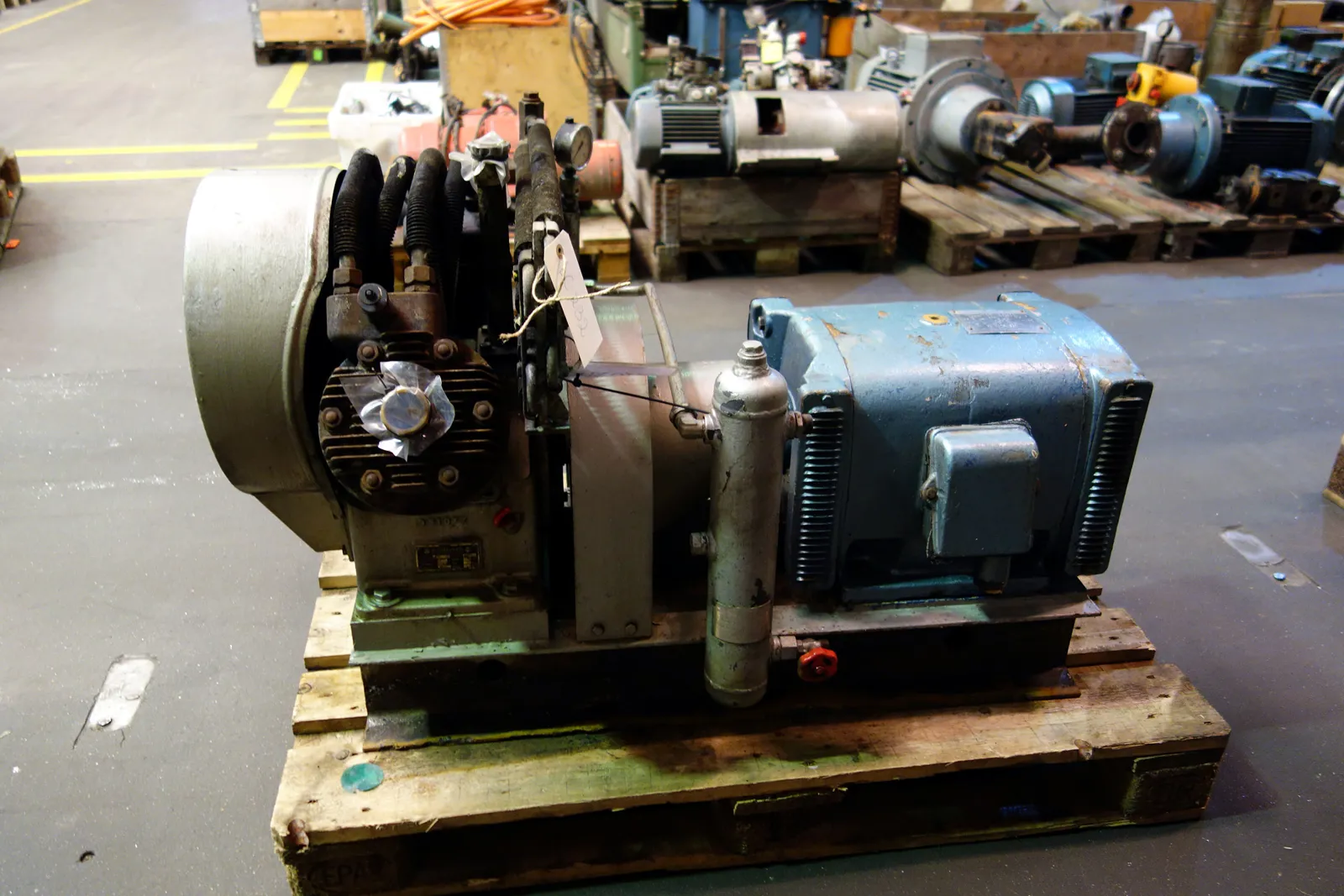 J P Sauer Sohn WP 47L 100 Compresor De Aire LC232 j-p-sauer-sohn-wp-47l-100-compresor-de-aire-lc232